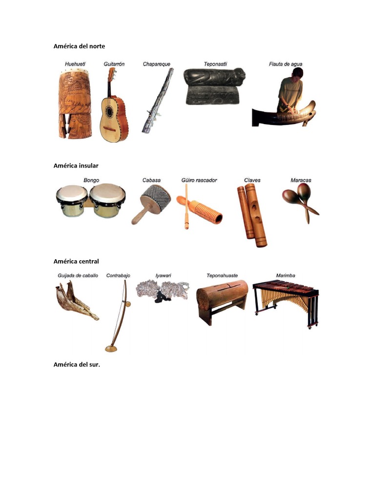 Instrumentos Autoctonos de America | PDF