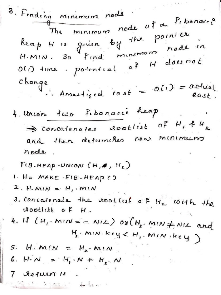 Fibonacci Heap | PDF
