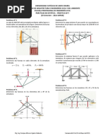Armaduras Simples, Ejercicios | PDF