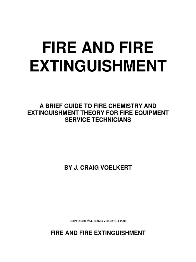Fire and Fire Extinguishment | PDF | Fires | Combustion