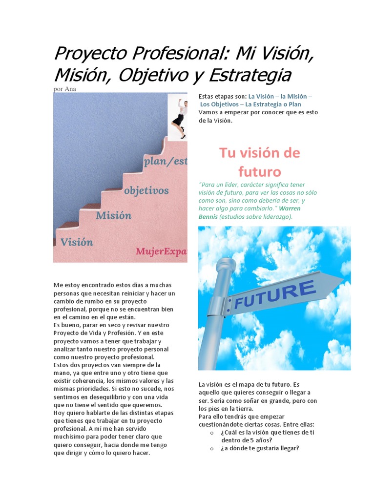 Proyecto Profesional | PDF | Planificación estratégica | Science