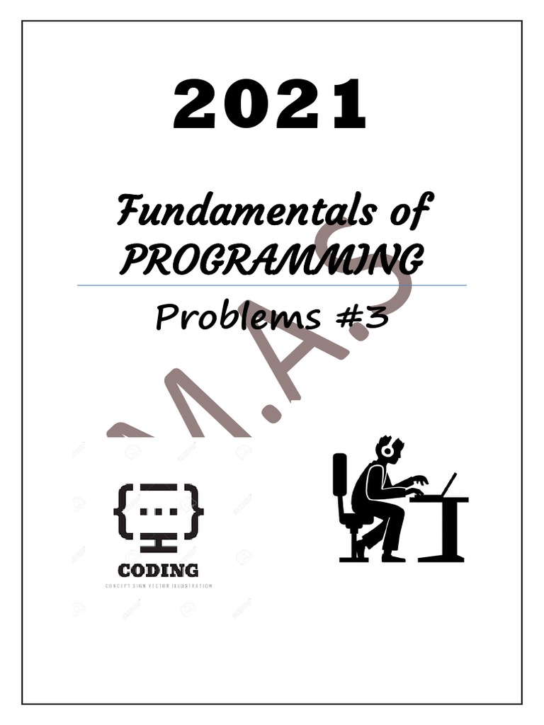 Fundamentals Of Programming Problems 3 Exploring Loops And
