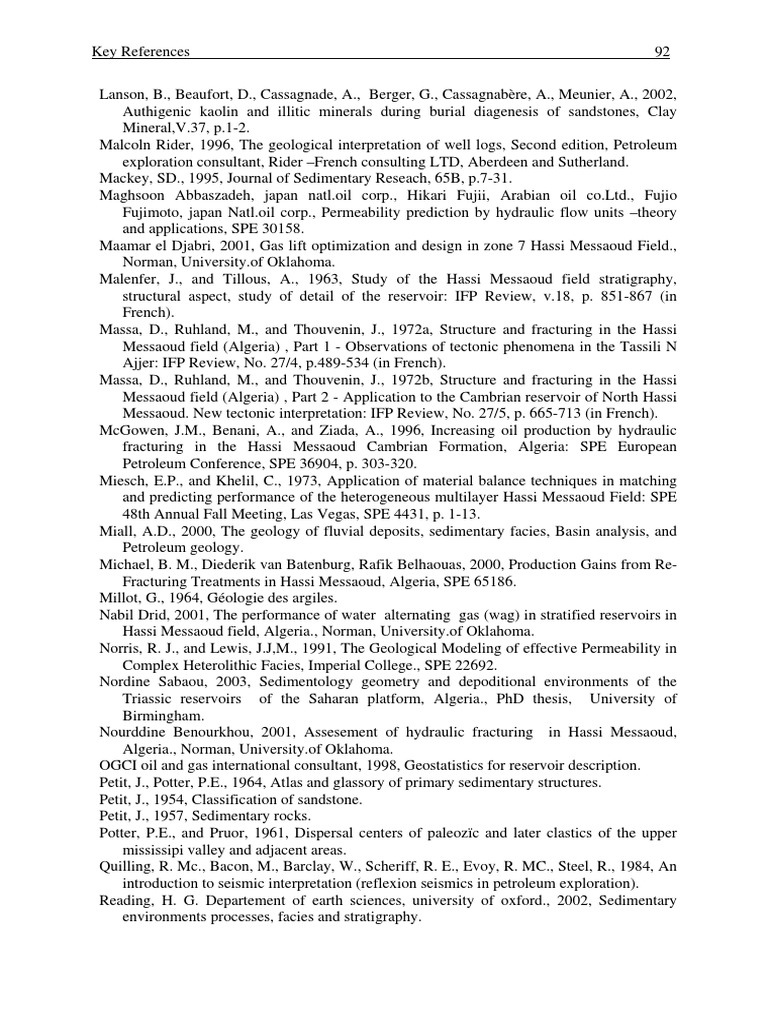 Reservoir Characterization Thesis-97 | PDF | Hydraulic Fracturing ...