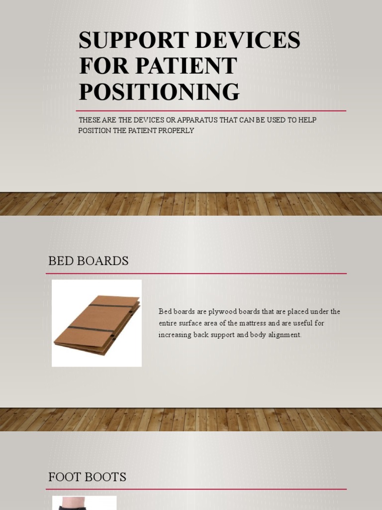 Support Devices For Patient Positioning | PDF | Anatomical Terms Of ...