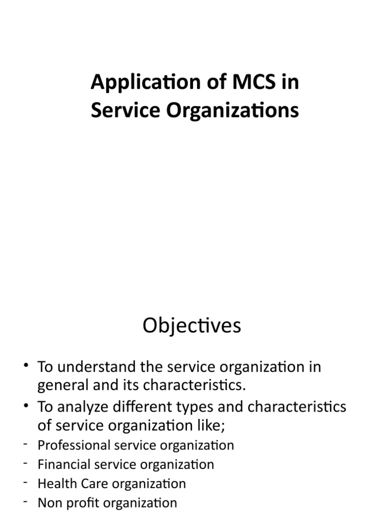 MCS in Service Sector | PDF | Fundraising | Banks