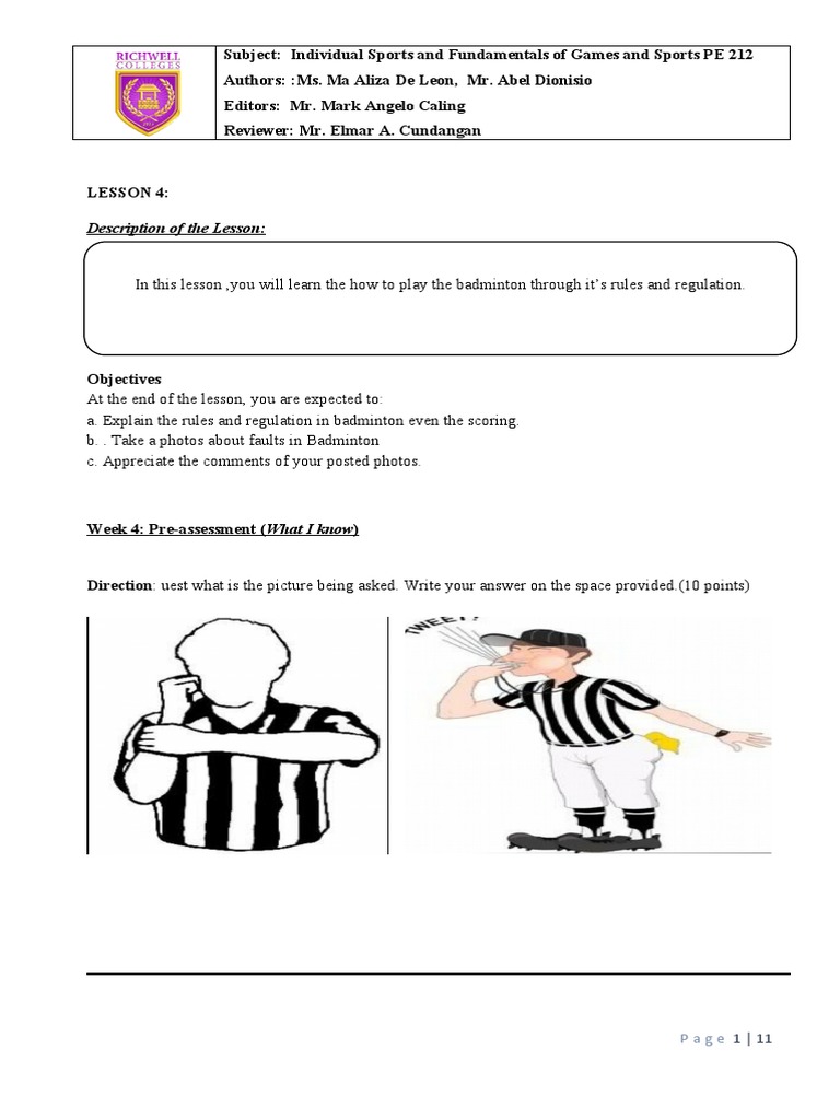 Lesson 4 Module | PDF