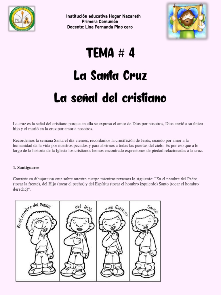 Tema Primera Comunión - La Santa Cruz La Señal de Los Cristianos | PDF