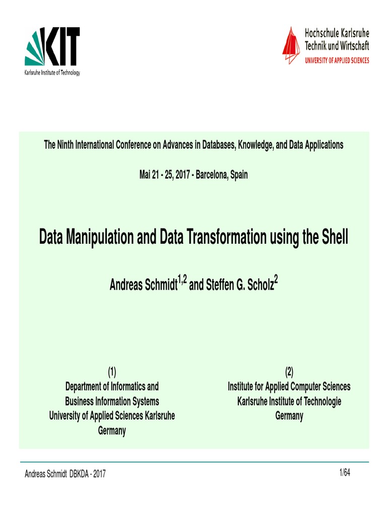 Tutorial Bash Data Handling | PDF | Unix | System Software