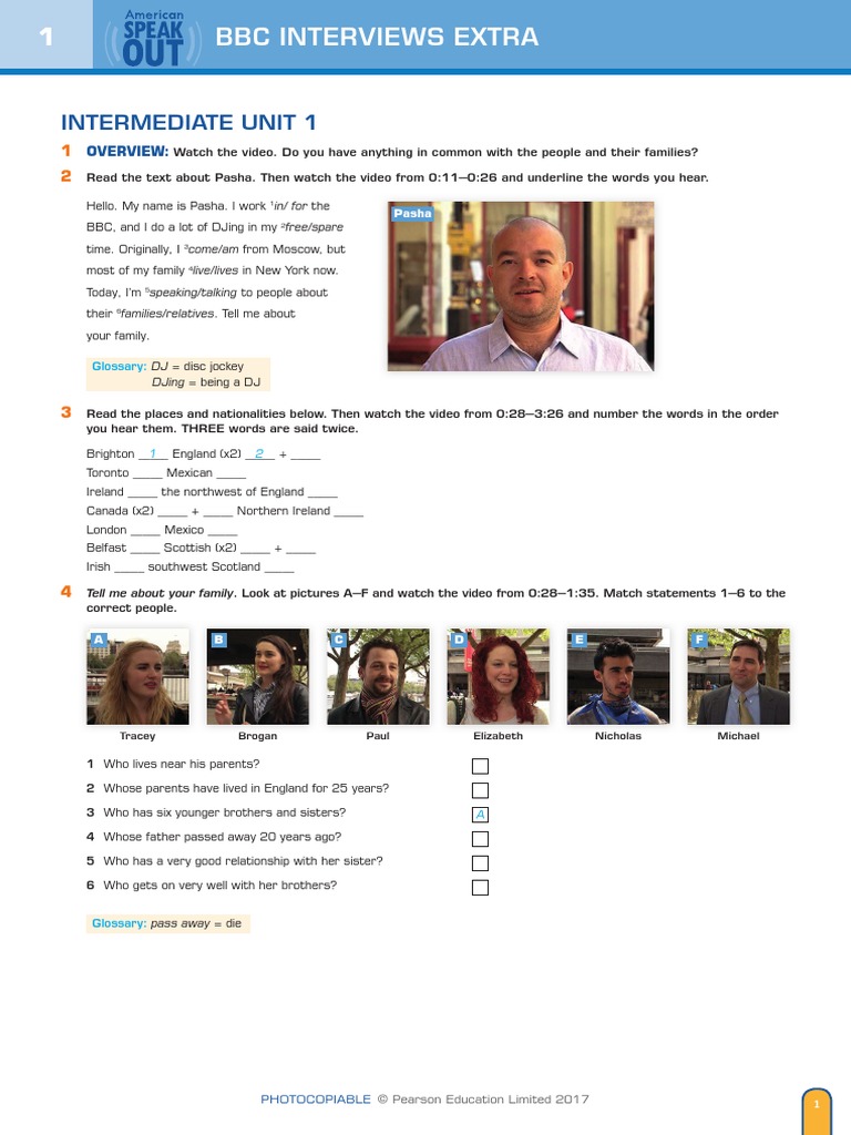 Intermediate Unit 1: Overview | PDF