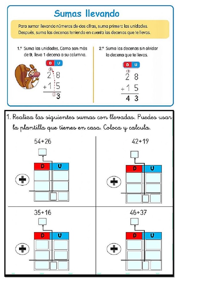 Sumas Llevando | PDF