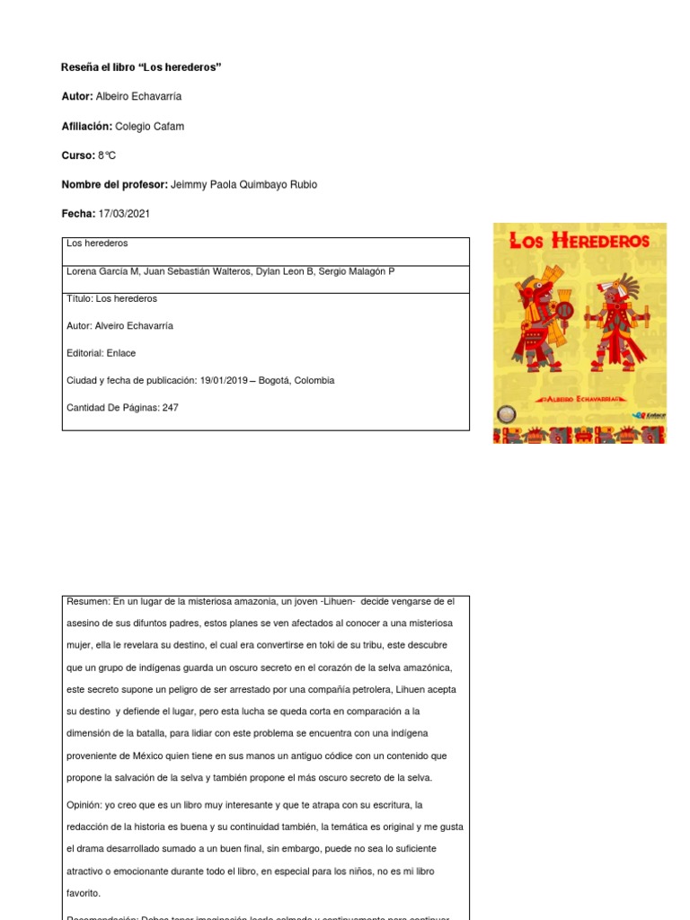 Reseña El Libro | PDF