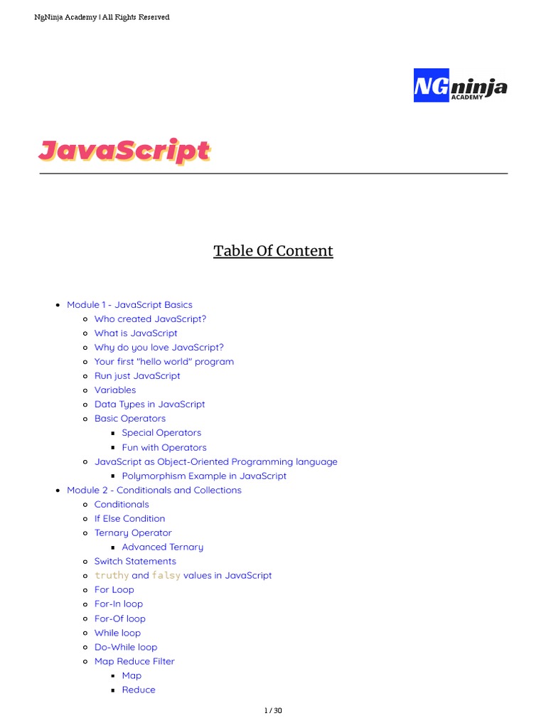 3 Javascript Modules Pdf Scope Computer Science Java Script