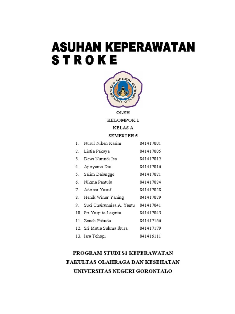 Askep Stroke Fix | PDF