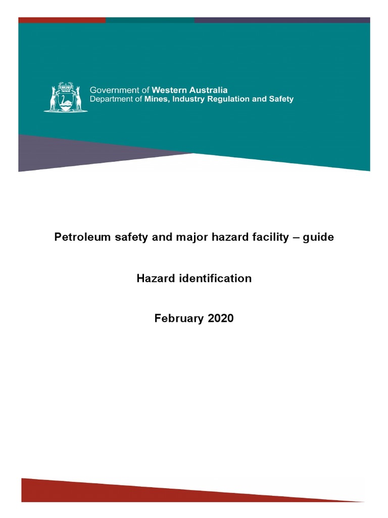 Hazard-Identification Petroleum Safety and Major Hazards Facility | PDF ...
