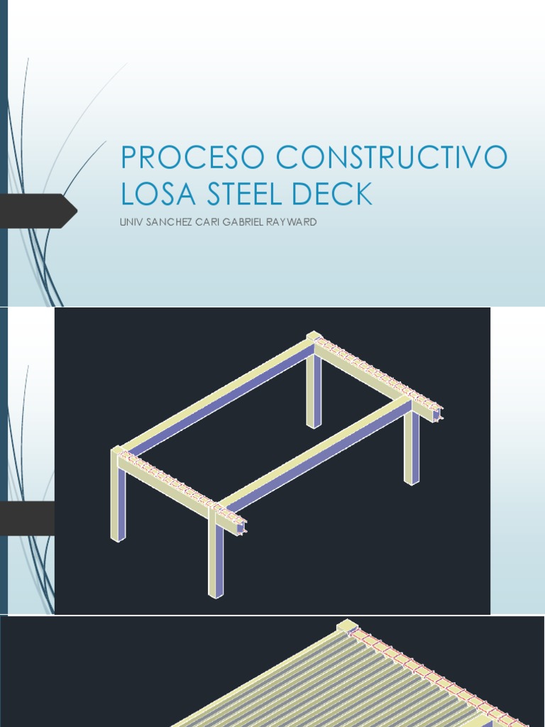 Proceso Constructivo Losa Steel Deck | PDF