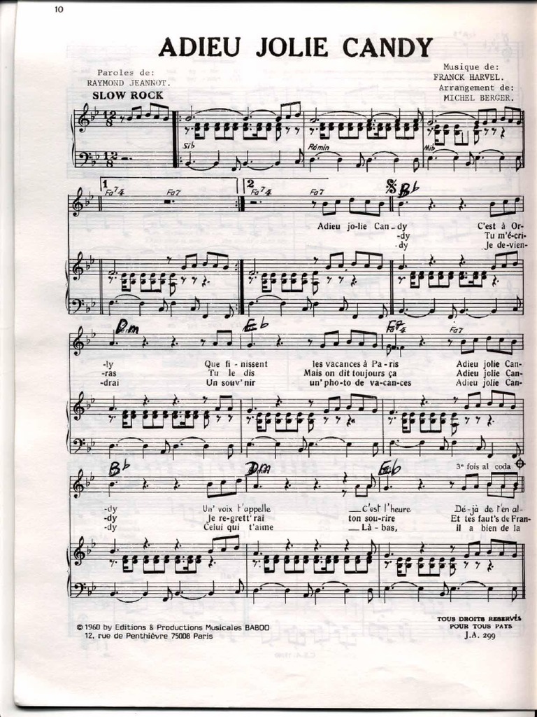 Adieu Jolie Candy PDF | PDF