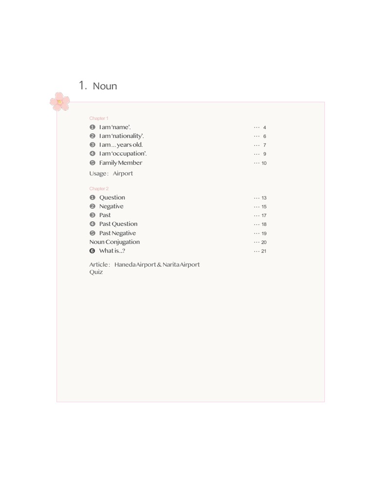 Sanet - ST Self Study Japanese 1. Noun | PDF | Japanese Language | Kanji