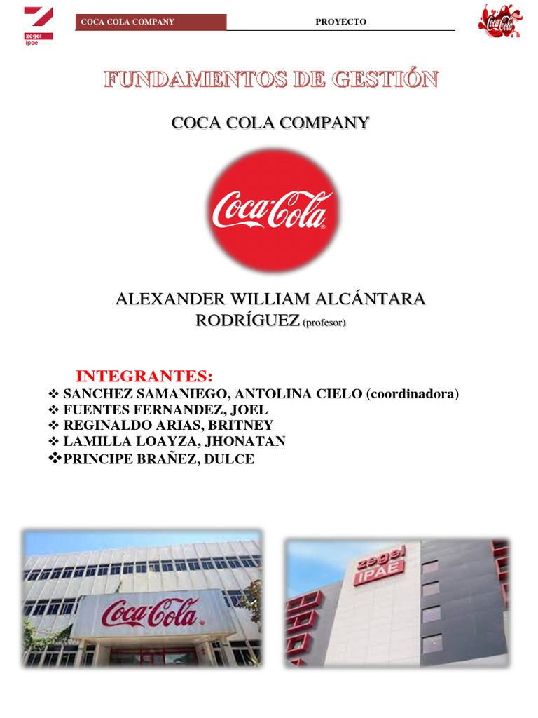 Proyecto Coca Cola | PDF | Coca Cola | Marketing