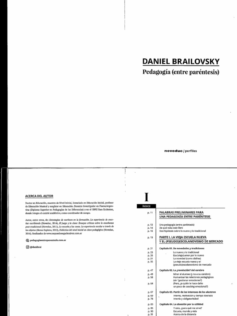 Brailovsky Capitulo 1 de Novedades y Tradiciones | PDF