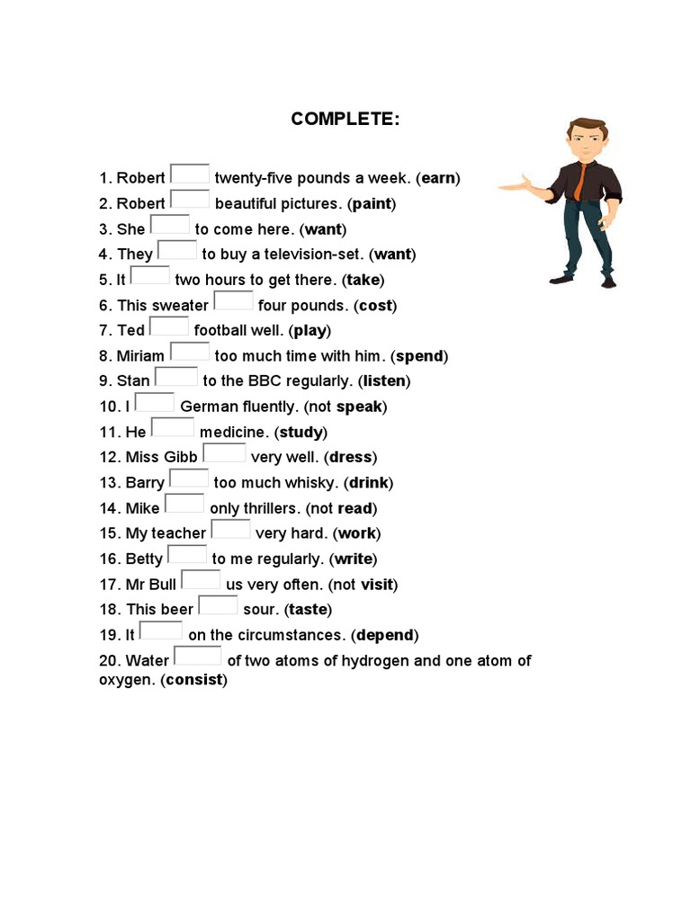 COMPLETE Present Simple | PDF