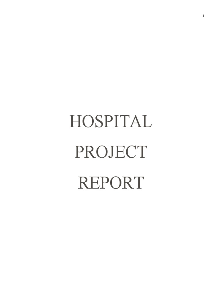 100 Bed Hospital Project Report | Download Free PDF | Intensive Care ...