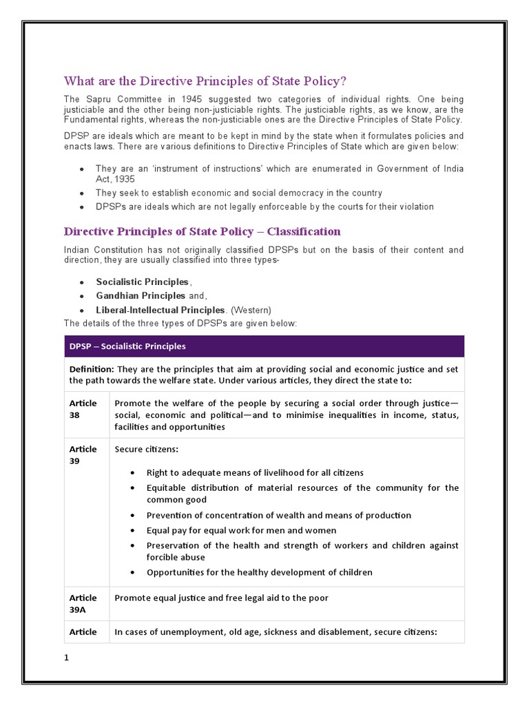 DPSP and FD | PDF | Political Charters | Sources Of Law