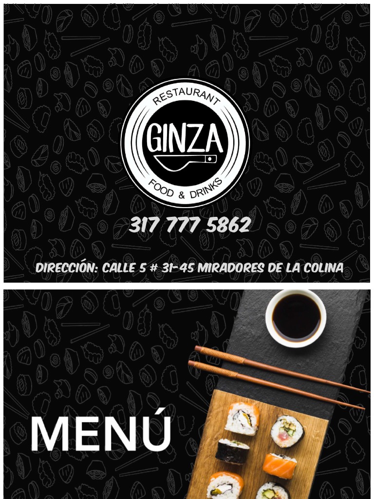 Ginza Menú Restaurante | PDF