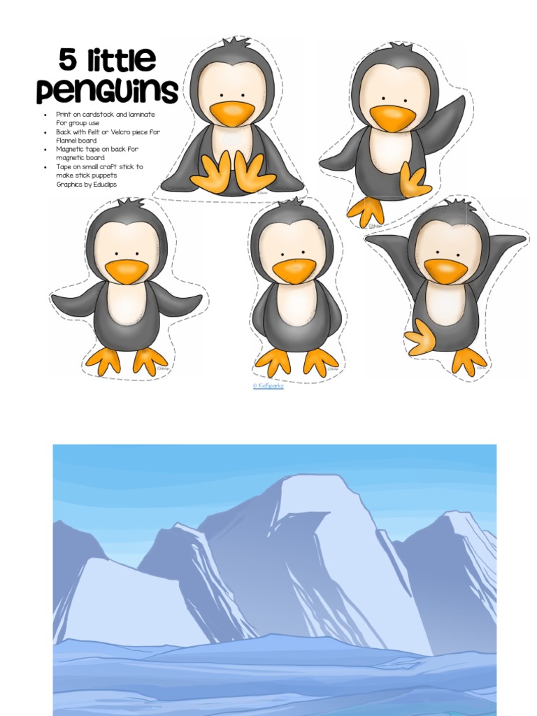 5 Little Penguins 2 Free | PDF