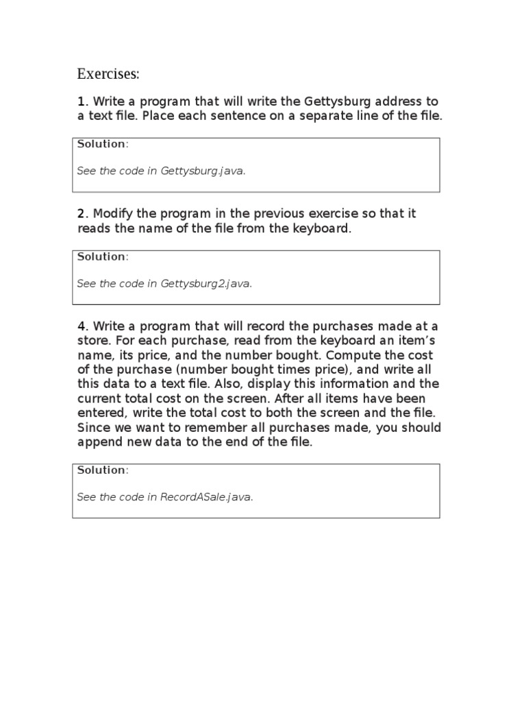 Programs to Read, Write, and Process Data in Text and Binary Files ...