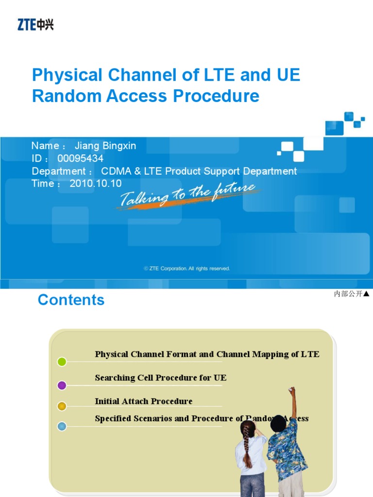 Physical Channel of LTE and UE Random Access Procedure | PDF | Network ...