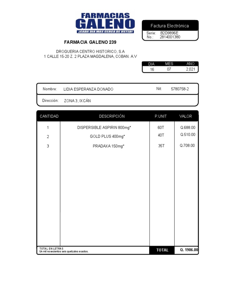 Factura Falsificada | PDF