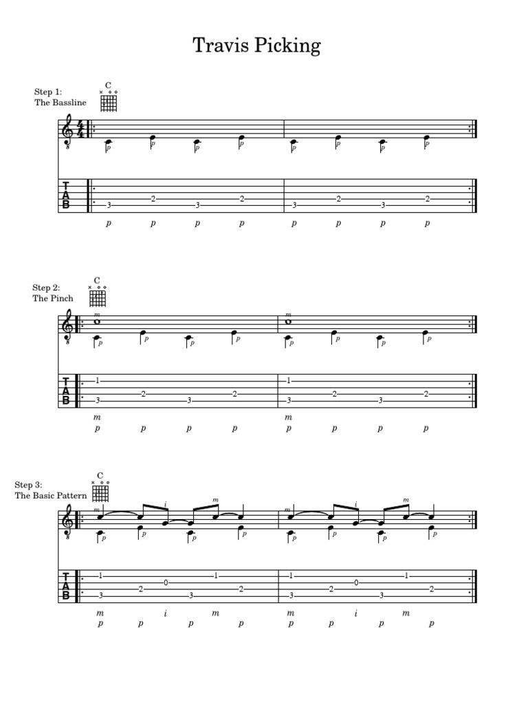 Travis Picking | PDF