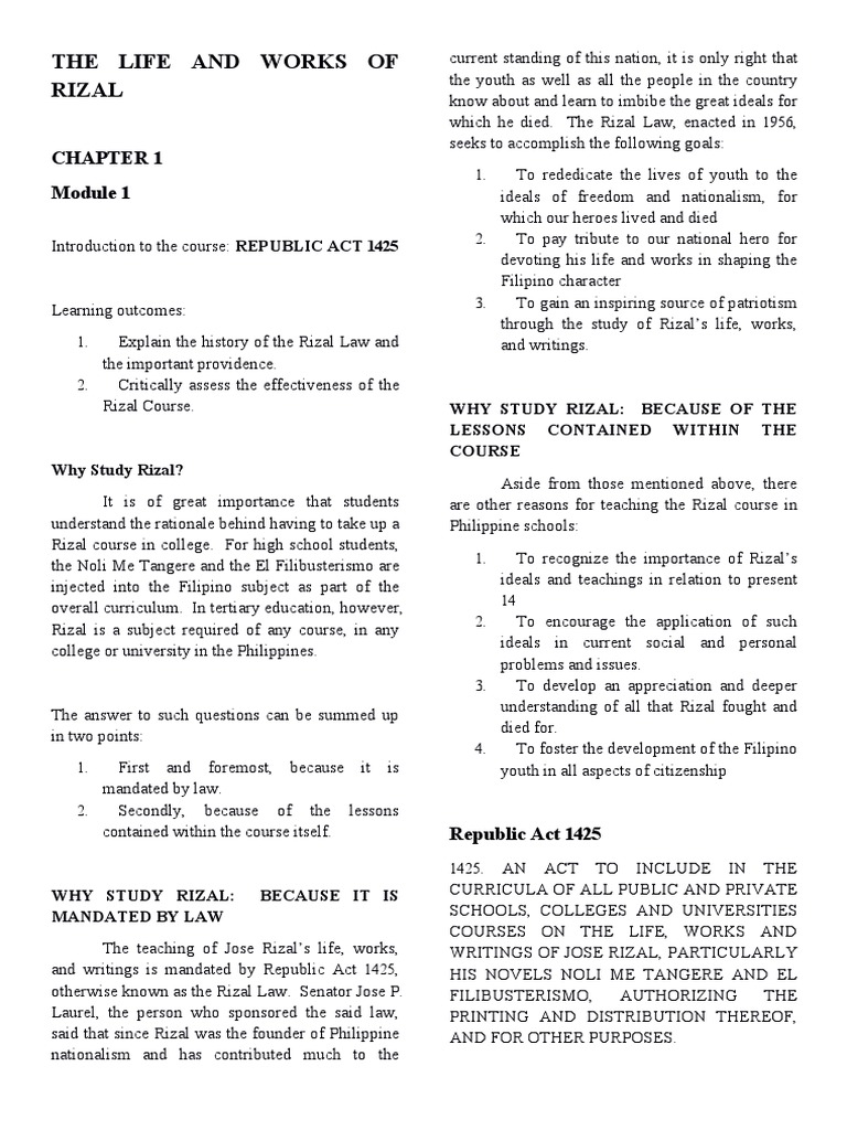 The Life and Works of Rizal | PDF | Suez Canal | Suez Crisis