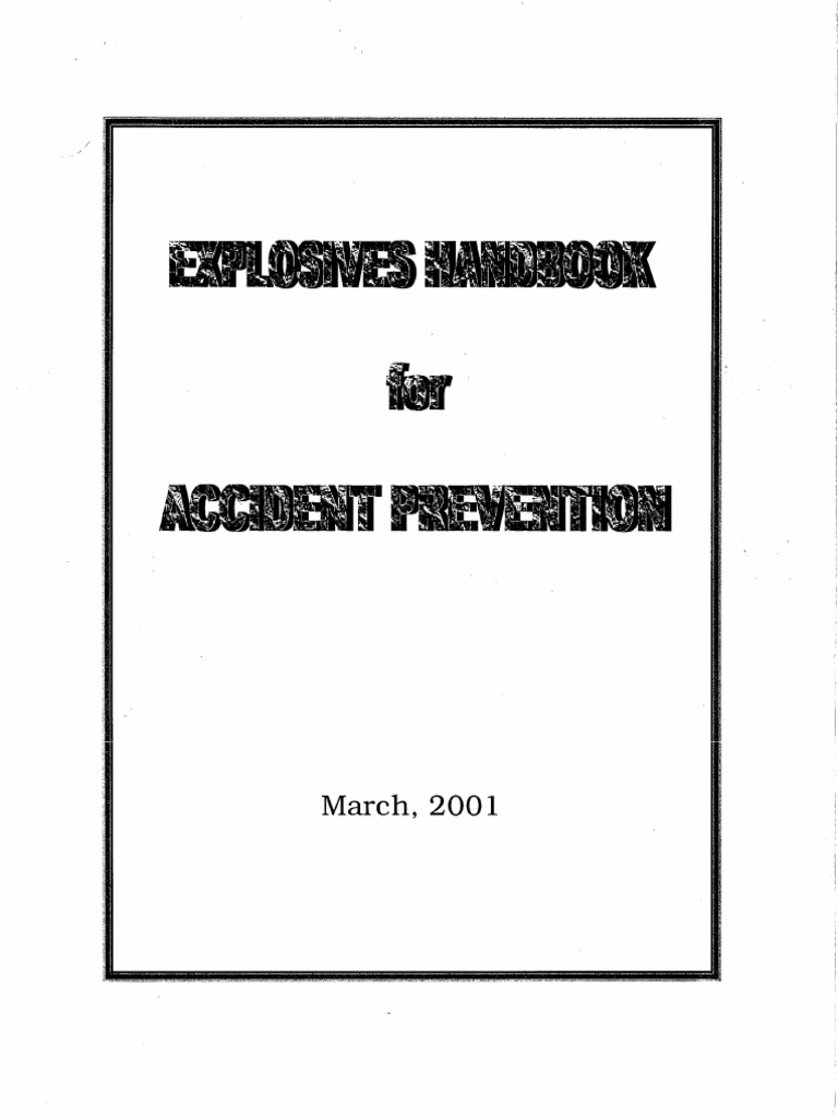 Exam Study Materials Blaster Part 4.explosives Handbook | PDF ...
