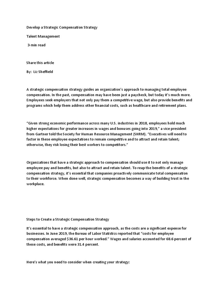 SHRM III Unit Part II | PDF | Employee Benefits | Employment