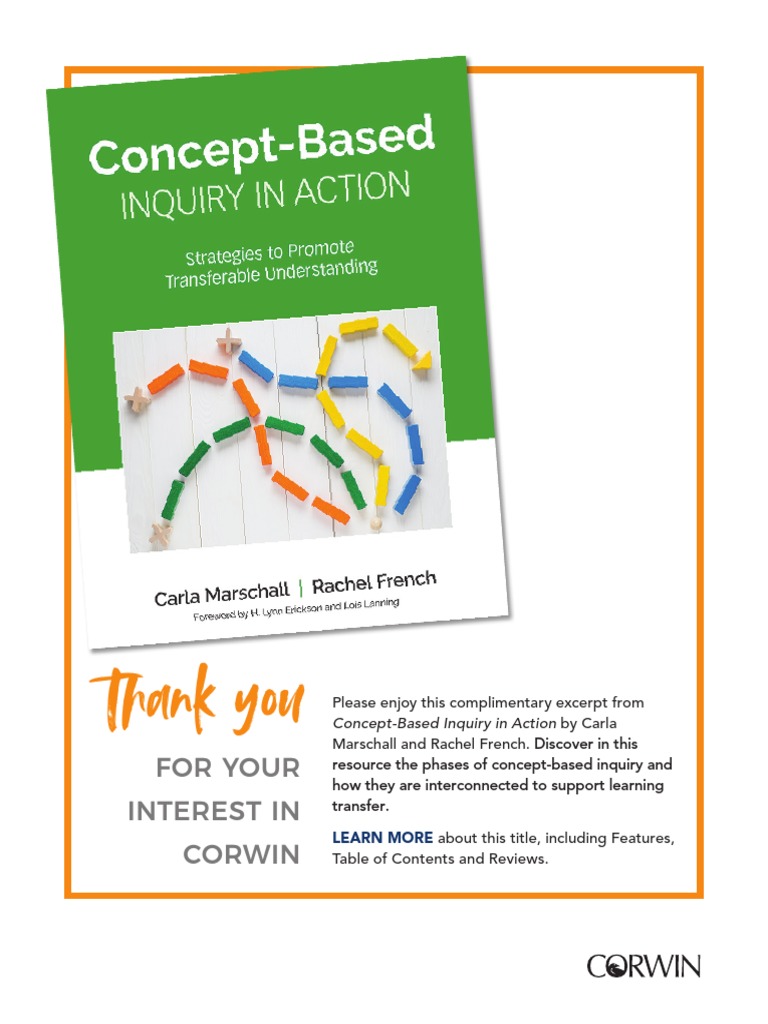 Marschall Concept-Based Inquiry Phases | PDF