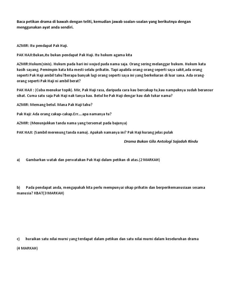 Bukan Gila-Set1 | PDF