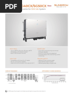 Sungrow 125CX-P2 Datasheet V4 EN | PDF | Alternating Current | Mains ...