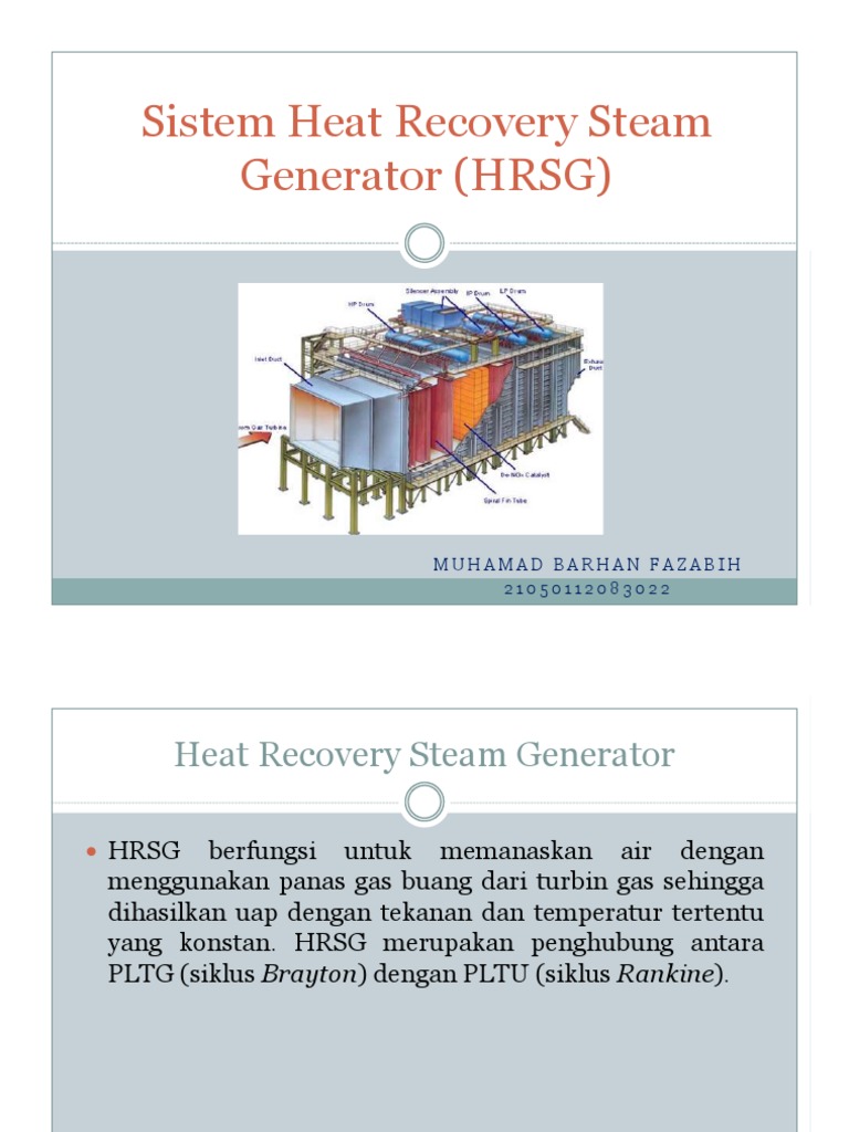 Sistem Heat Recovery Steam Generator | PDF