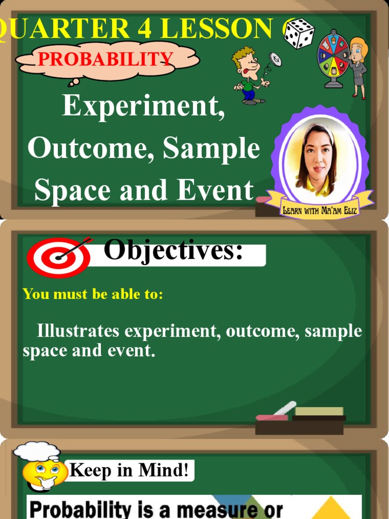 Experiment, Otcome, Sample Space and Event | PDF