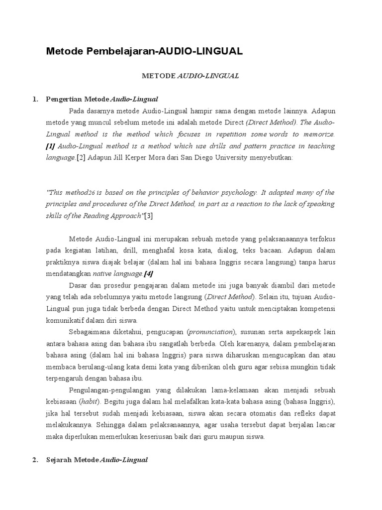 Metode Pembelajaran | PDF