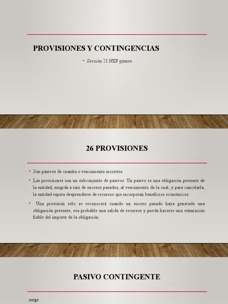 Activos y Pasivos Contingentes 26-06-2021 | PDF | Estado financiero ...