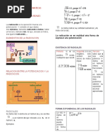 Operaciones Inversa A La Potenciacion (Raiz y Logaritmos) | PDF ...