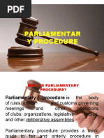 Parliamentary Procedure Script | PDF | Quorum | Constitutional Law