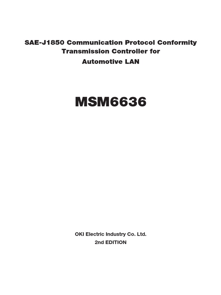 SAE-J1850 Communication Protocol Conformity Transmission Controller For ...