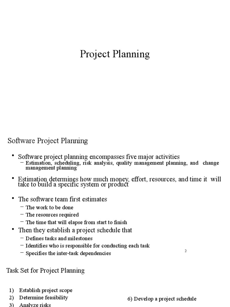 M3-Software Planning ... | PDF | Reliability Engineering | Computer Science