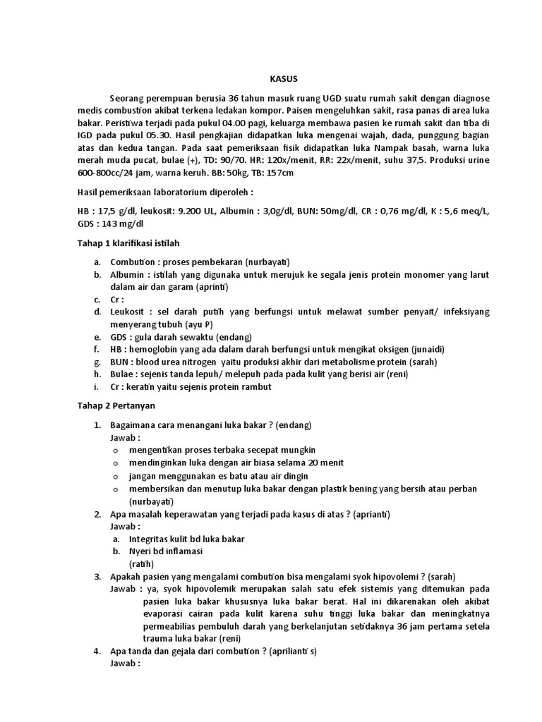 KASUS Tutorial KMB 3 | PDF