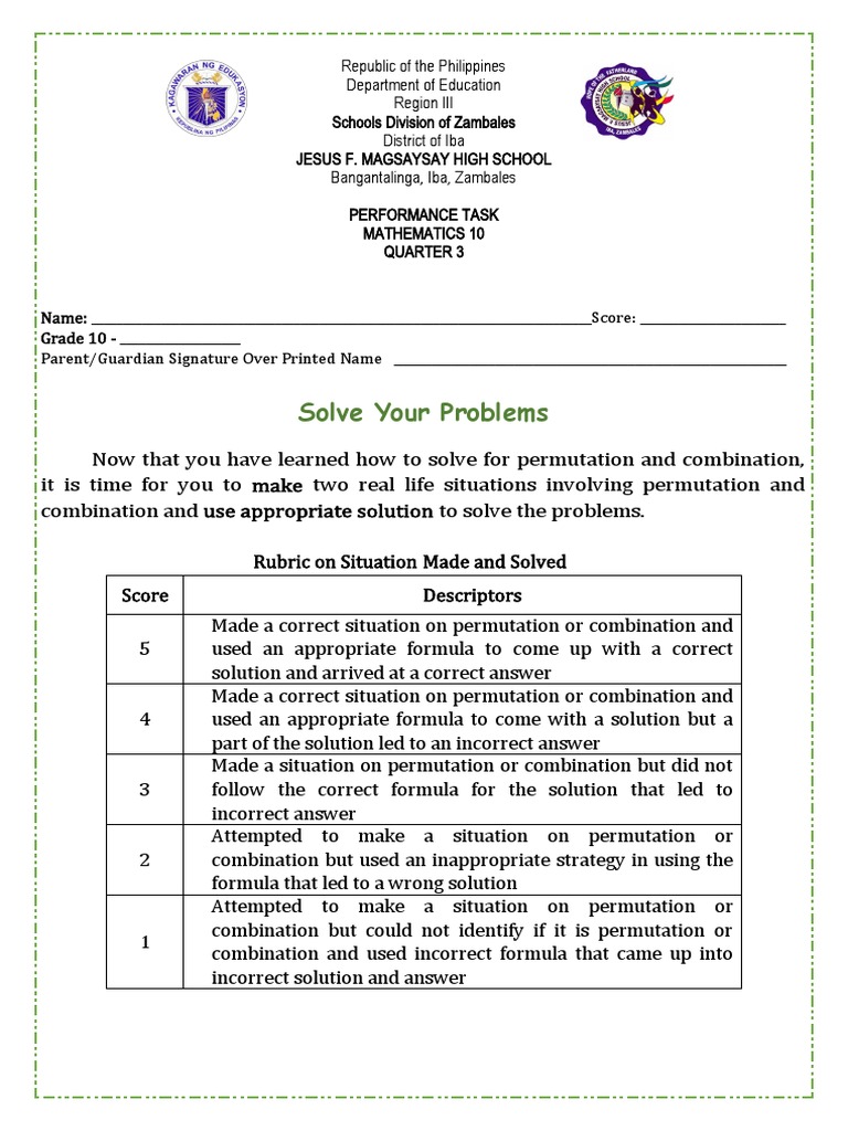 Solve Your Problems | PDF | Teaching Mathematics | Cognition