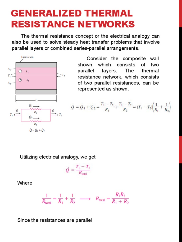 Generalized Thermal Resistance Networks | PDF