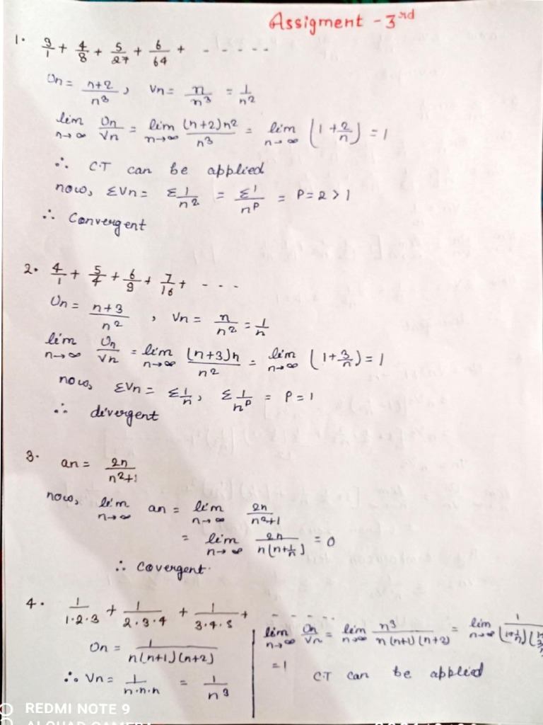 Assignment 3 Mathematics-2 Saksham Saxena (2002220100140) | PDF